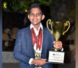 Aadi Sai Vijaykaran wins 'Top Debater in the World' Title ...